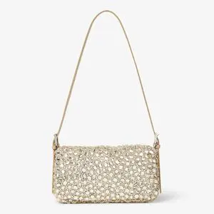 Fendi Baguette® 26424 Bag Embroidered With Cabochon Crystals